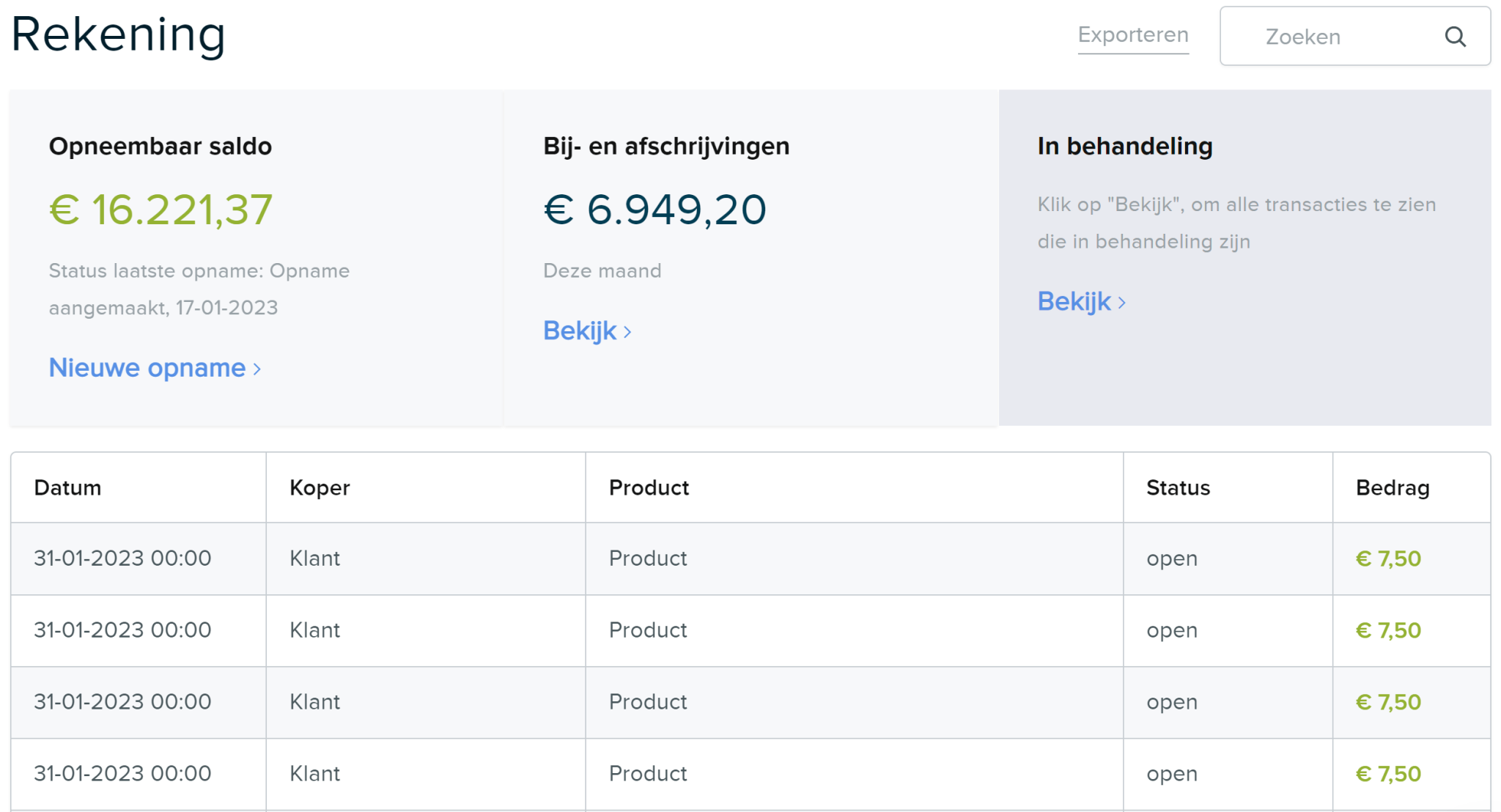 SEPA batch bestanden importeren - PayPro