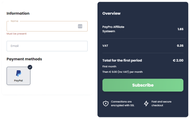 PayPro - Online payments for your webshop